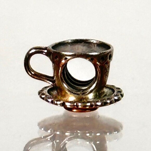 Pandora | Jewelry | Pandora Sterling Silver Tea Cup And Saucer Charm ...